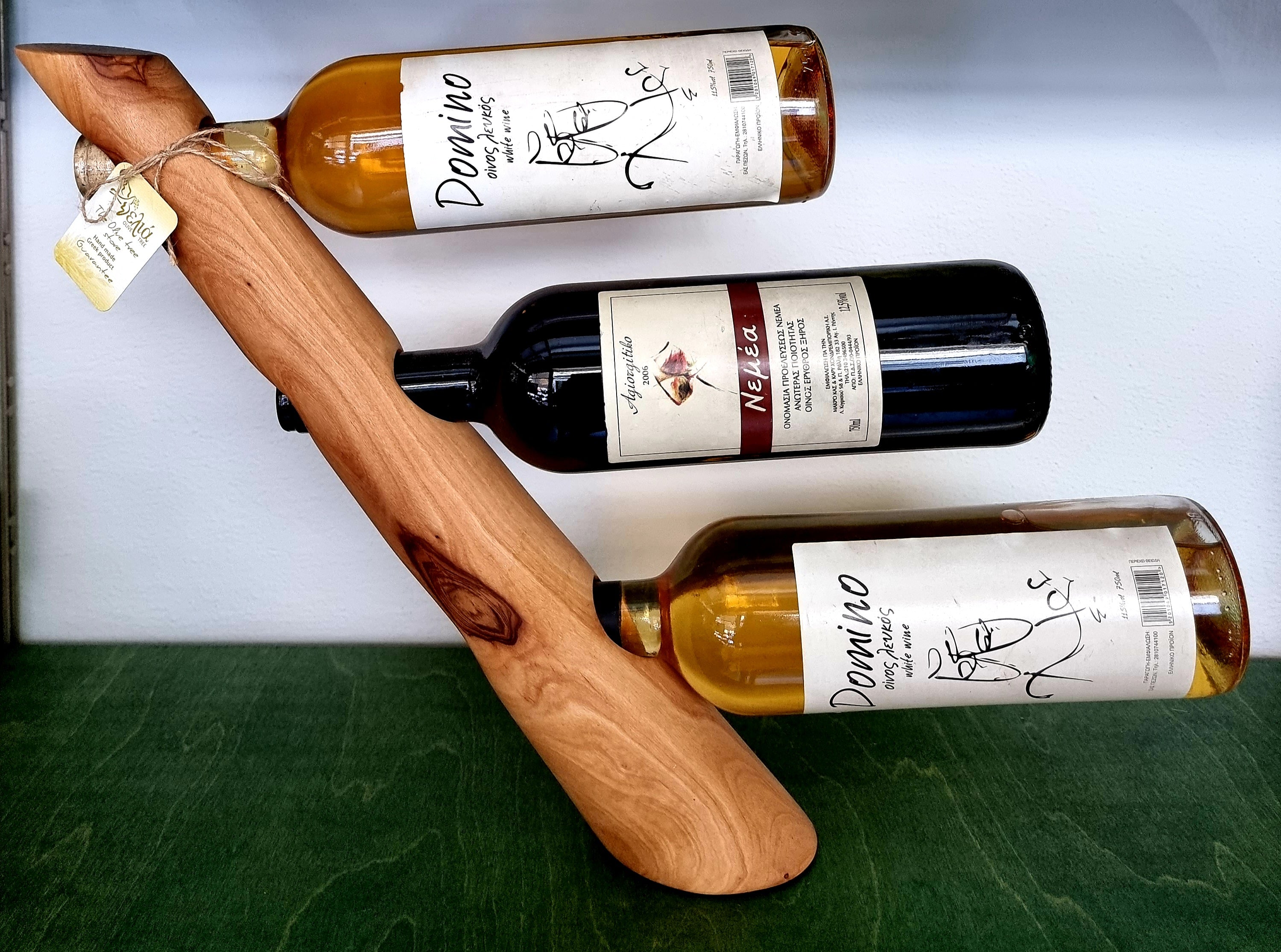Triple Wine Stand – Olive Tree Store Athens